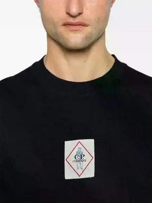 C.P. COMPANY Logo-patch T-shirt