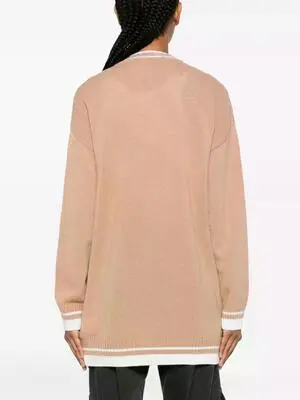 MSGM Contrasting Trim Knit Cardigan