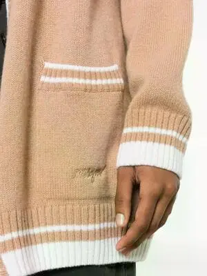 MSGM Contrasting Trim Knit Cardigan