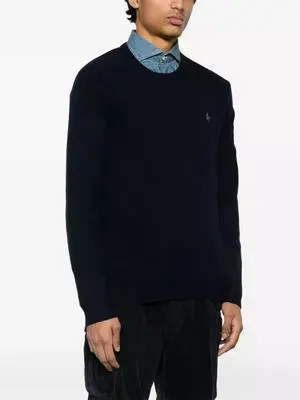 Polo Ralph Lauren Crew Neck Sweater With Embroidered Pony