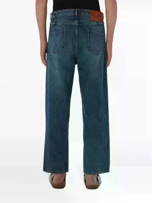 JW Anderson Cropped Straight-leg Denim Trousers