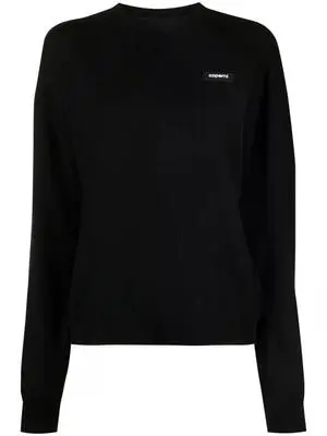 Coperni Logo-print Wool Jumper - Black