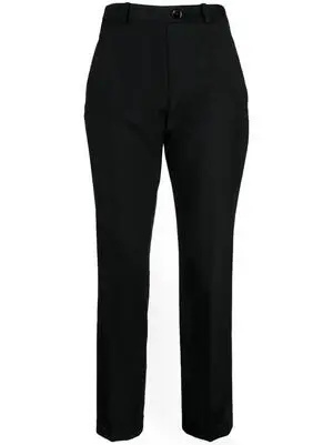 Sonia Rykiel Paris Tapered Wool Trousers - Black