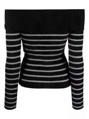SEMICOUTURE Striped Virgin Wool Jumper