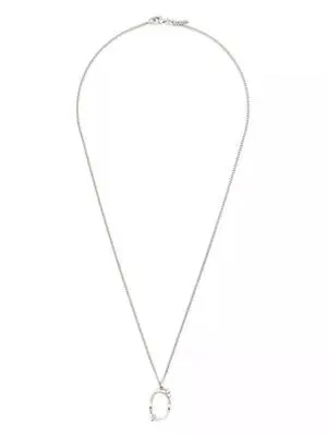 Emanuele Bicocchi Sterling Alphabet Pendant Necklace