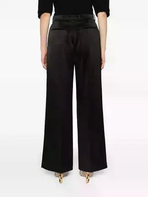 LANVIN Satin Finish Straight-leg Trousers