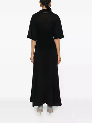 Victoria Beckham Panelled Knitted Maxi Dress