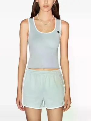 AMBUSH Round-neck Logo-plaque Sleeveless Top