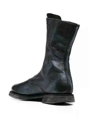 Guidi Front-zip Ankle Boots In Cosmic