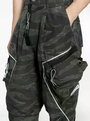 MOSTLY HEARD RARELY SEEN 3d Drop-crotch Trousers With Abstract Print