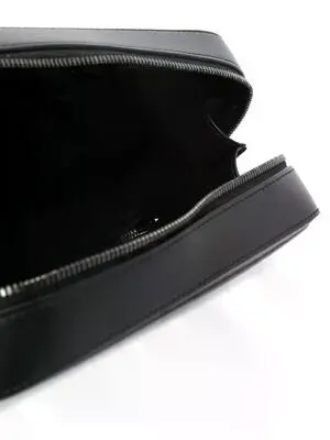Dolce & Gabbana Embossed Logo Shoulder Bag - Black