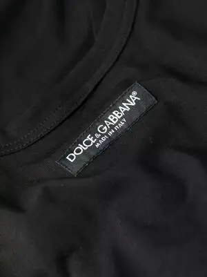Dolce & Gabbana Logo Patch Tank Top