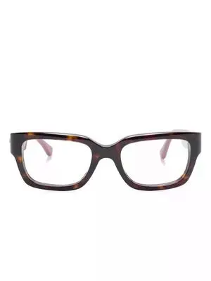 Gucci Rectangle Glasses - Brown