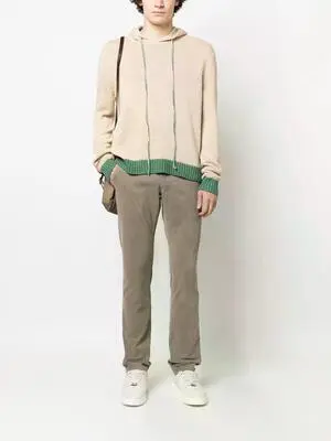 Jacob Cohen Slim-cut Stretch-cotton Trousers - Neutrals