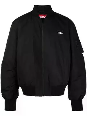 032C Logo Print Zip-up Bomber Jacket