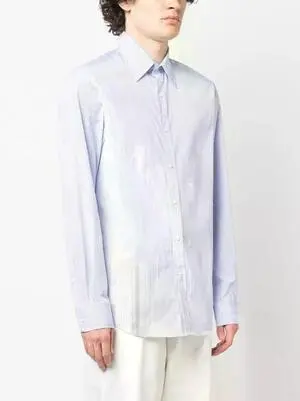 Ralph Lauren Purple Label Striped Cotton Shirt