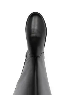 Liu Jo Silvia 89 Logo Print Knee-high Boots