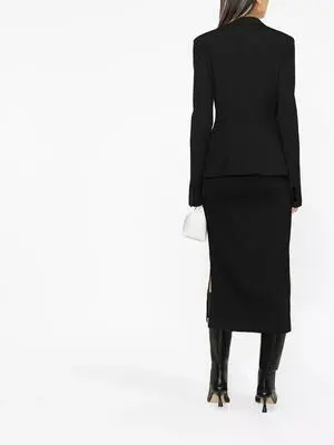 Attico Gwenda Single-breasted Blazer With Cut-out Detailing