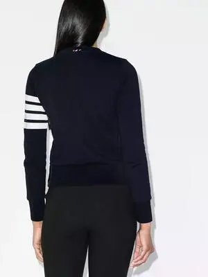 Thom Browne Four-bar Stripe Detail Top - Blue