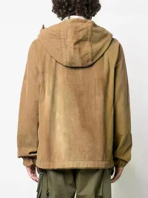 RANRA Side-zip Corduroy Hoodie