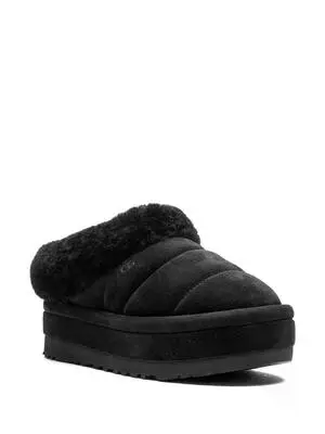 UGG Suede Sheepskin Slippers - Black