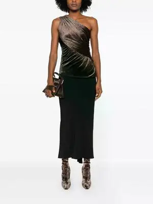 Rick Owens Amira Draped One-shoulder Top