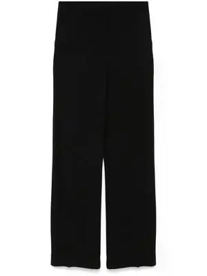 Mark Kenly Domino Tan Crepe Tailored Trousers - Black