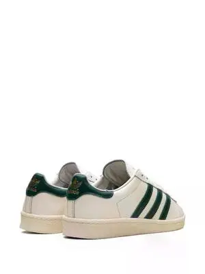 Adidas Jabbar Sneakers In Off-white And Dark Green
