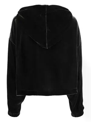 Aspesi Velvet Drawstring Hoodie
