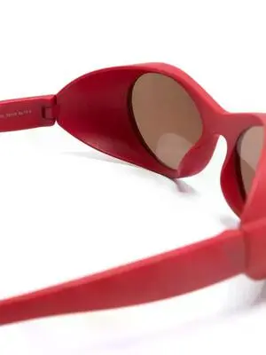 Givenchy G Ride Oval-frame Sunglasses - Red