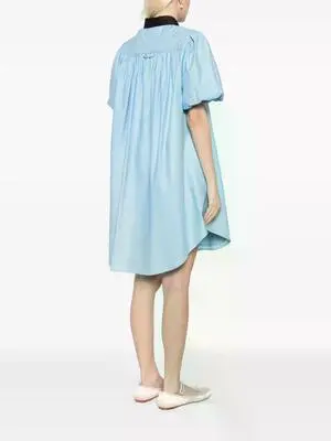 MACGRAW Cotton Embroidered Shirt Dress