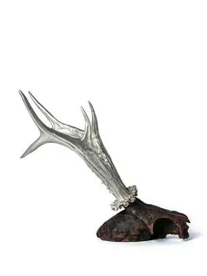 PARTS OF FOUR Double Horns Skull Decorative Object