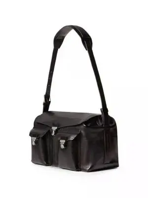 LEMAIRE Gear Pebbled Holdall Bag - Brown