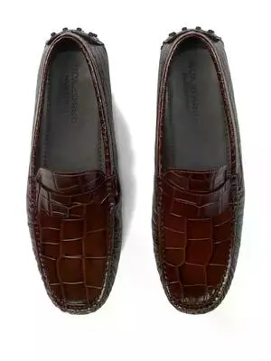 SCAROSSO Leather Loafers