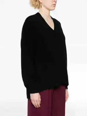 ALLUDE Cashmere V-neck Sweater