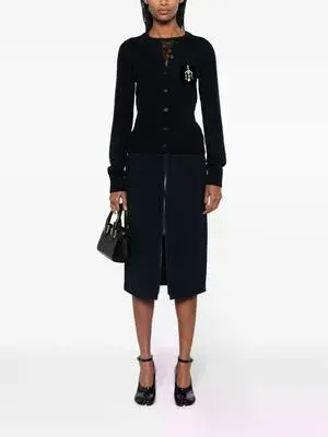 N°21 Zip-up Midi Pencil Skirt