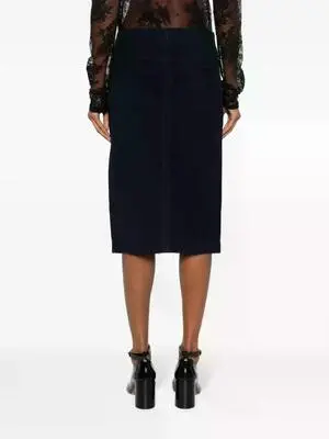 N°21 Zip-up Midi Pencil Skirt