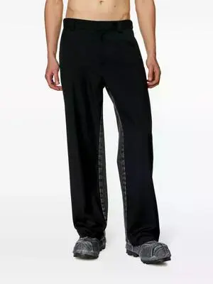 DIESEL® Panelled Virgin Wool Blend Trousers