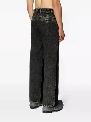 DIESEL® Panelled Virgin Wool Blend Trousers