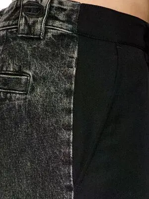 DIESEL® Panelled Virgin Wool Blend Trousers