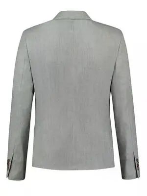 LARDINI Brooch-detail Single-breasted Blazer