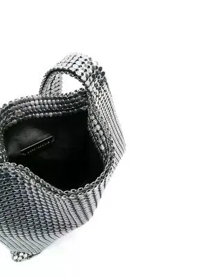 Rabanne Embellished Shoulder Bag - Silver