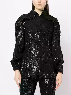 SAIID KOBEISY Sequin Embellished Jacket