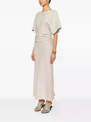 Staud Amelie Maxi Dress - Neutrals