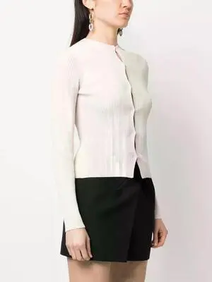 Fendi Ribbed Cotton-blend Cardigan