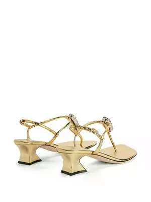 GIUSEPPE ZANOTTI Anthonia 45mm Rhinestone-embellished Thong Sandals