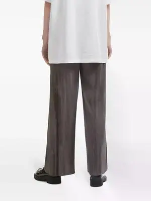 B+AB Ribbed Wide-leg Trousers