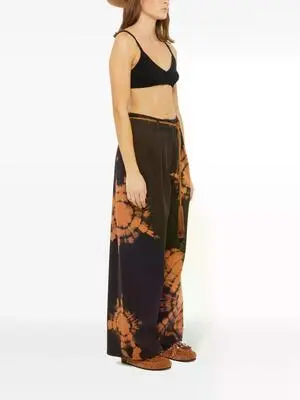 Alanui Abstract-pattern Wide-leg Jeans