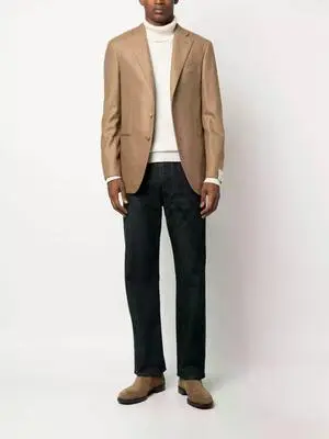 Caruso Single-breasted Wool-cashmere Blazer