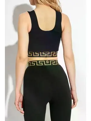 Versace Greca Border Sports Bra